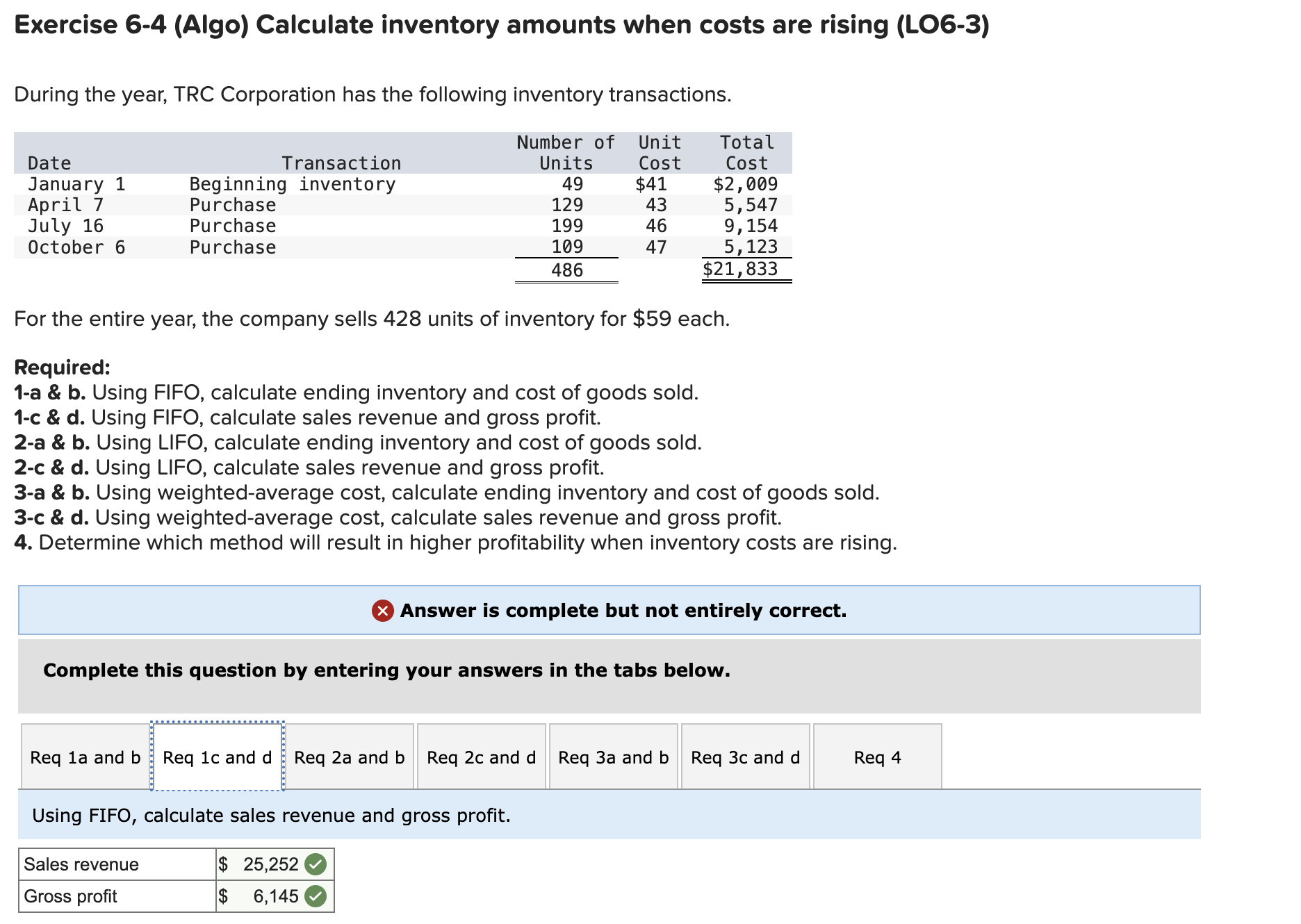 Solved Missing 3 ﻿answers. Two on "Req 3a and b" ﻿and One on | Chegg.com