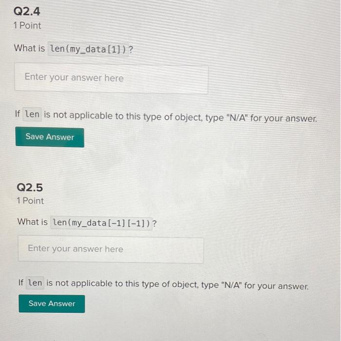 Solved Q2 10 Points Use the variable defined below to answer | Chegg.com