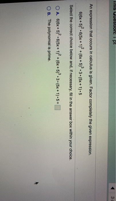 Solved Inis Question: i pt An expression that occurs in | Chegg.com Solved Inis Question: i pt An expression that occurs in | Chegg.com