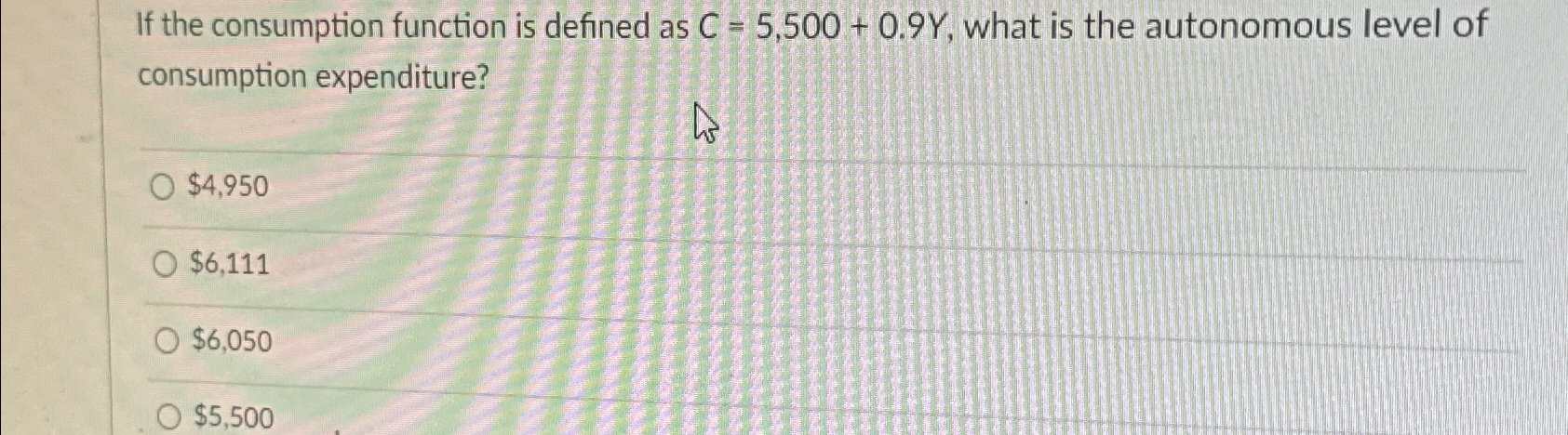Solved If the consumption function is defined as | Chegg.com