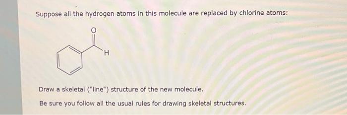Solved Suppose All The Hydrogen Atoms In This Molecule Are