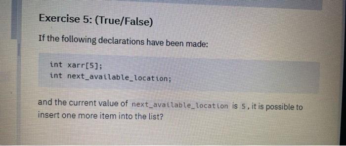 Solved Exercise 1: (Multiple Choice) Given a non-sorted | Chegg.com