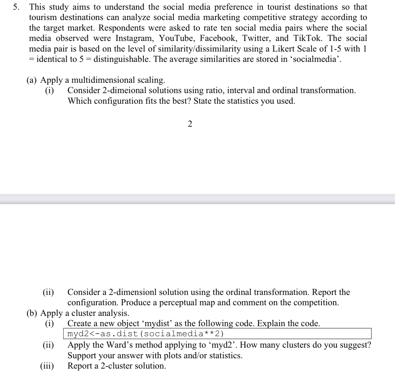 Solved Please give full answers5. ﻿This study aims to | Chegg.com