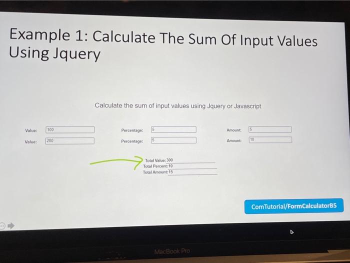 Solved Example 1: Calculate The Sum Of Input Values Using | Chegg.com Solved Example 1: Calculate The Sum Of Input Values Using | Chegg.com