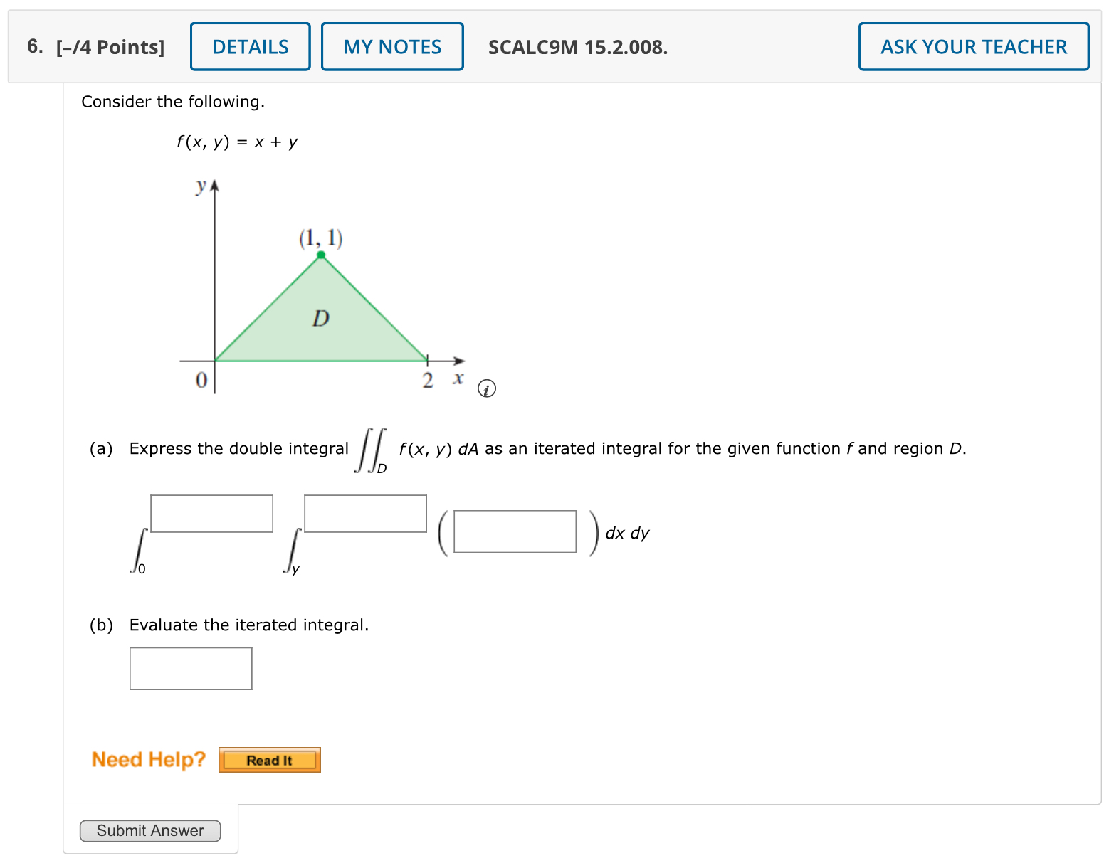 Solved Consider the following.f(x,y)=x+y(a) ﻿Express the | Chegg.com