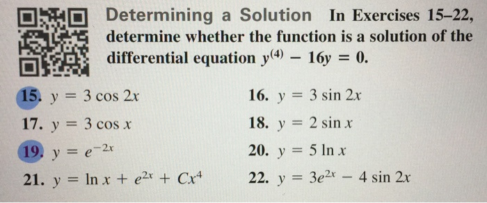 Solved Verifying a Solution In Exercises 5-10, verify that | Chegg.com