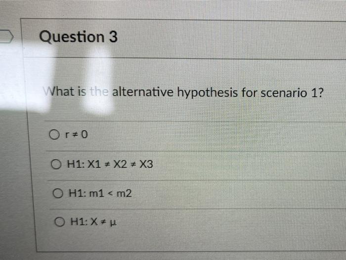 Solved Scenario 1: A local high school wants to see how | Chegg.com