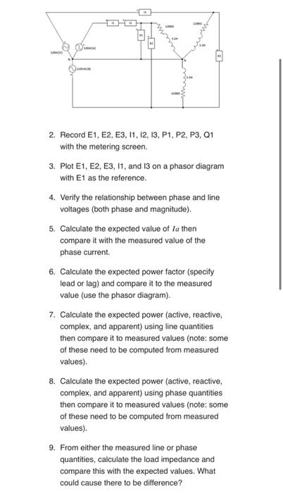 Solved 2. Record E1, E2, E3, I1, 12, 13, P1, P2, P3, Q1 with | Chegg.com
