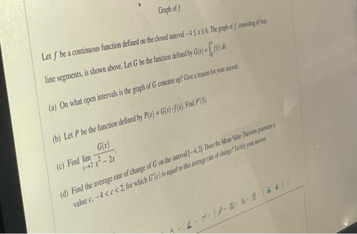 Let f be a continuous function defined on the closed | Chegg.com
