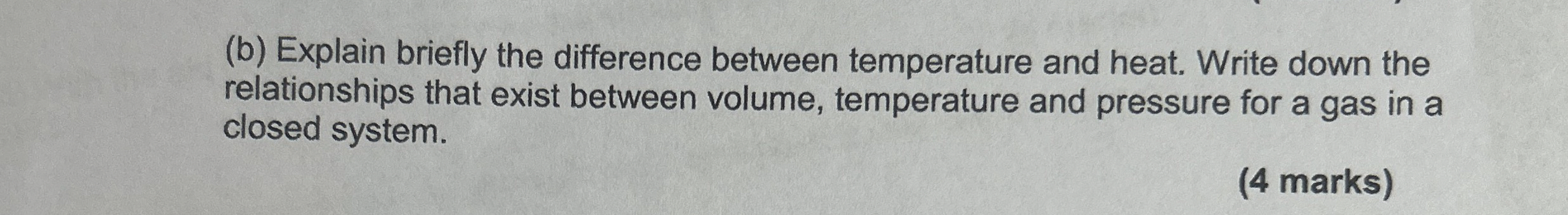 Solved (b) ﻿Explain briefly the difference between | Chegg.com