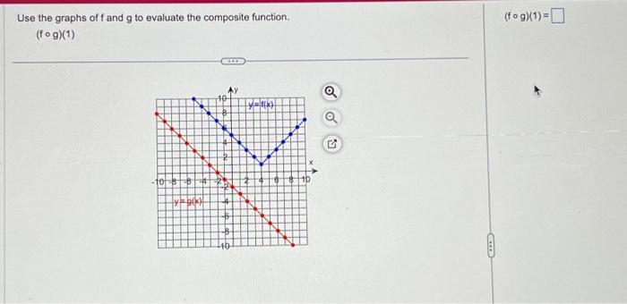 Solved Use the graphs of f and g to evaluate the composite | Chegg.com