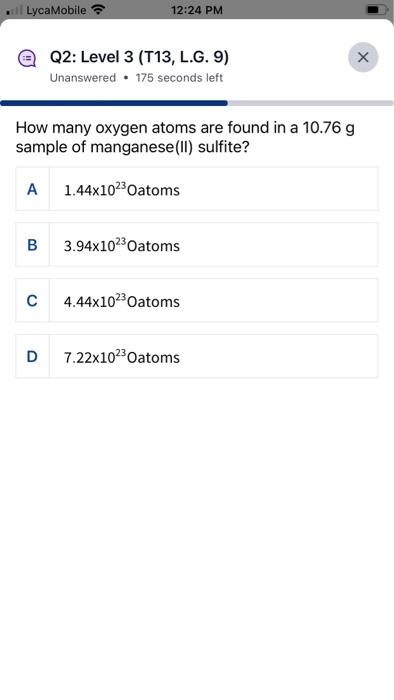 Solved How many oxygen atoms are found in a 10.76 g sample | Chegg.com