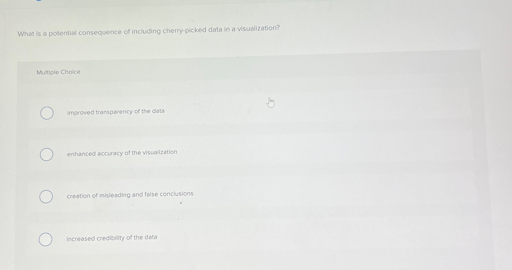 Solved What is a potential consequence of including | Chegg.com