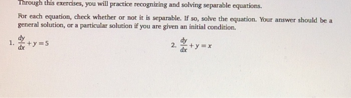 Solved Through this exercises, you will practice recognizing | Chegg.com