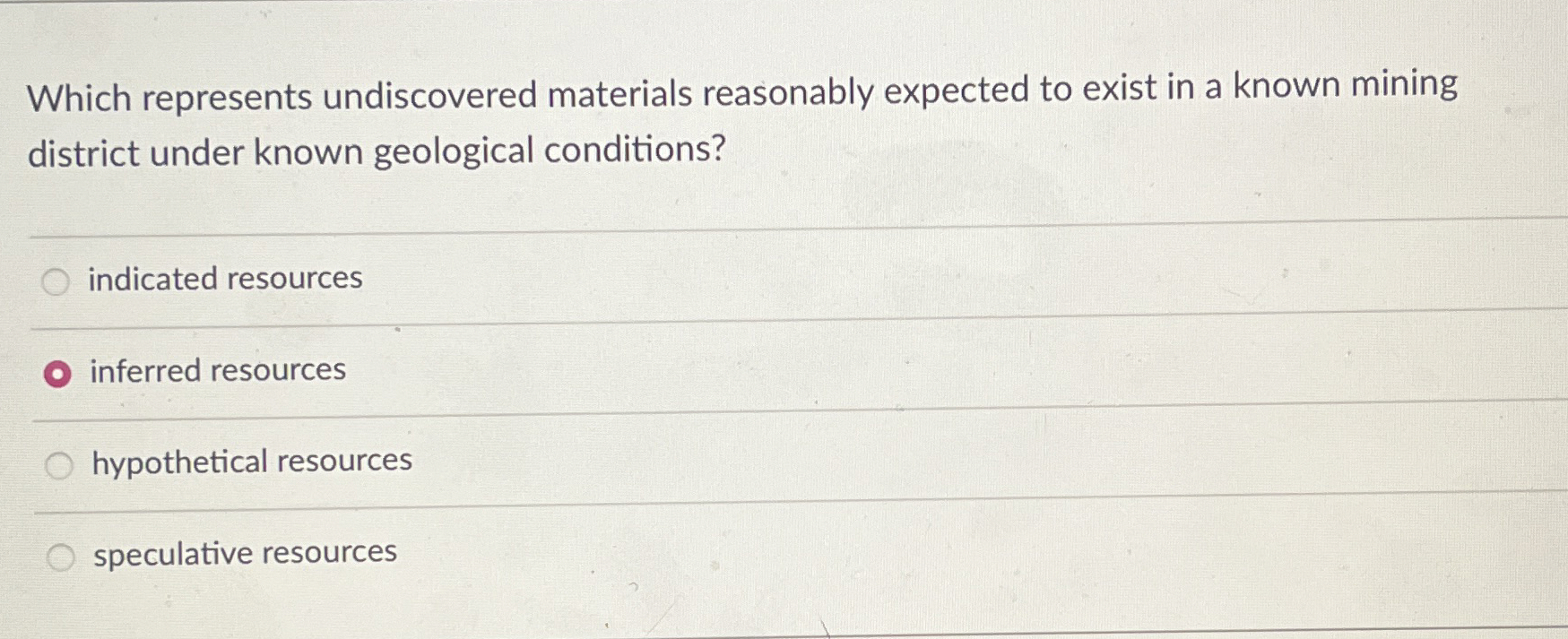 Solved Which represents undiscovered materials reasonably | Chegg.com