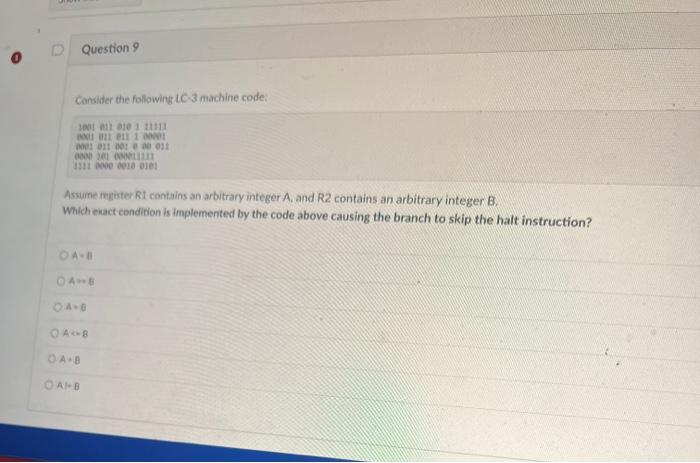 Solved Cansider the following LC-3 machine code. Assume | Chegg.com