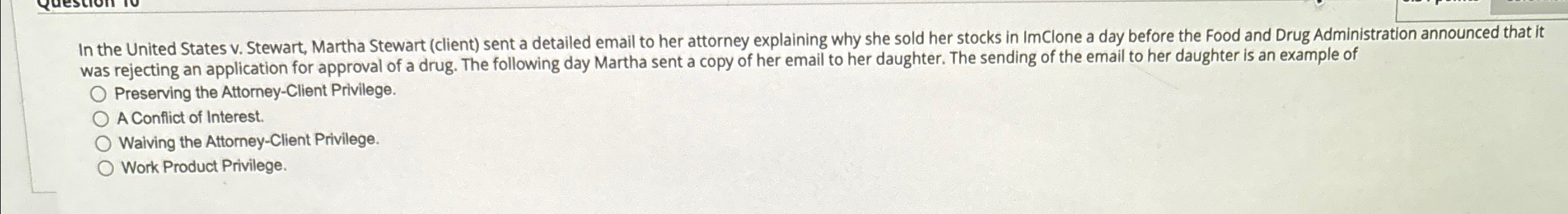 Solved In the United States v. ﻿Stewart, Martha Stewart | Chegg.com