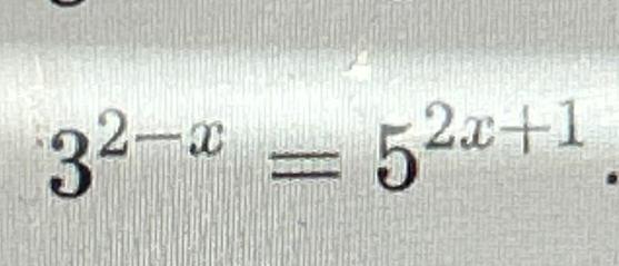 32-x=52x+1 | Chegg.com