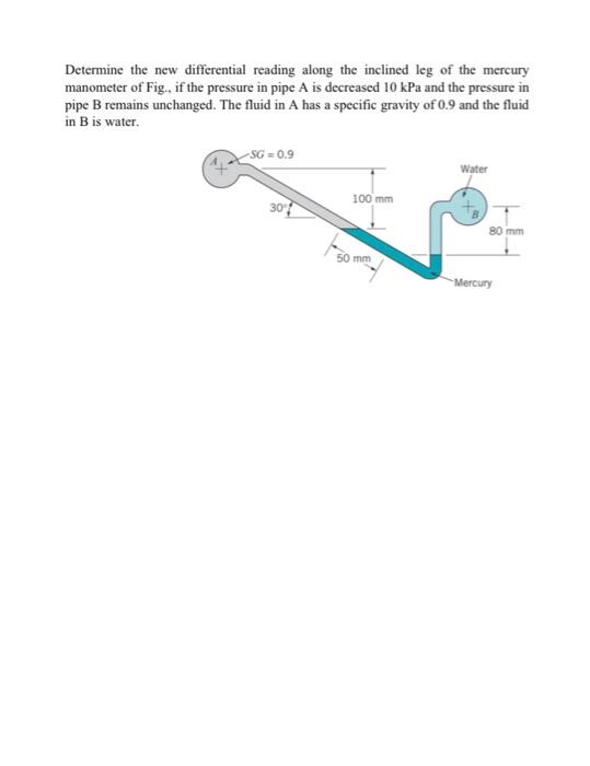 Solved Determine the new differential reading along the | Chegg.com