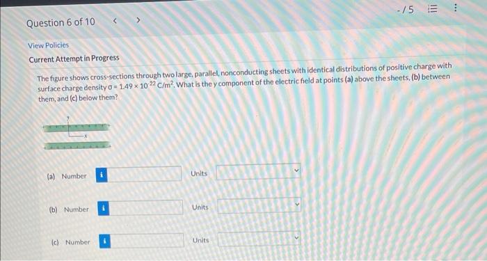 Solved The figure shows cross-sections through two large, | Chegg.com