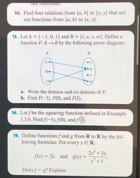 Solved 1. Let A={2,3,4) and B={6,8,10} and define a relation | Chegg.com