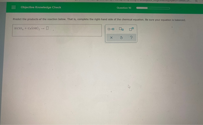 Solved arS1045XLU = Objective Knowledge Check Question 10 | Chegg.com