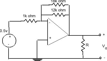 Solved the above op amp is ideal and not in saturation.1) | Chegg.com