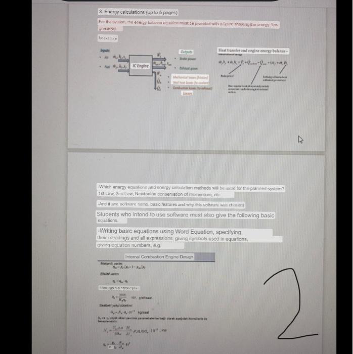 The topic of my project assignment is thermal energy | Chegg.com