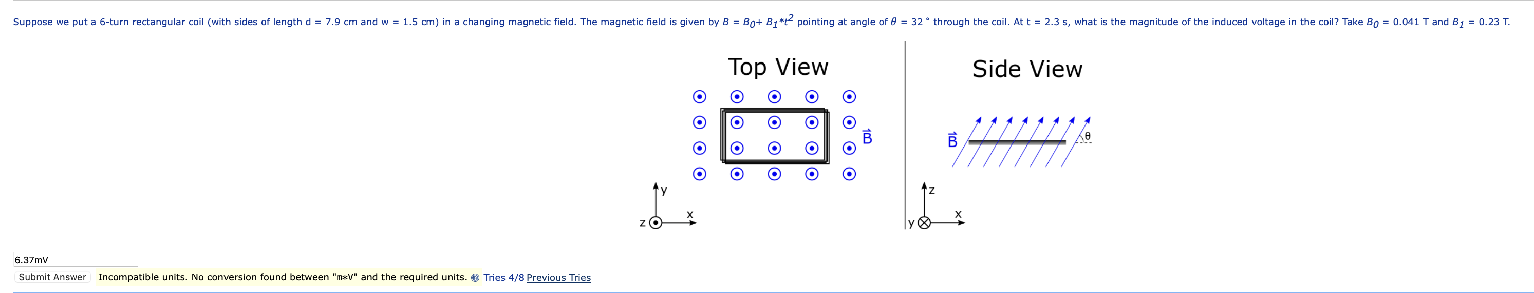 Solved This answer is wrong . ﻿And the angle is wrong. angle | Chegg.com