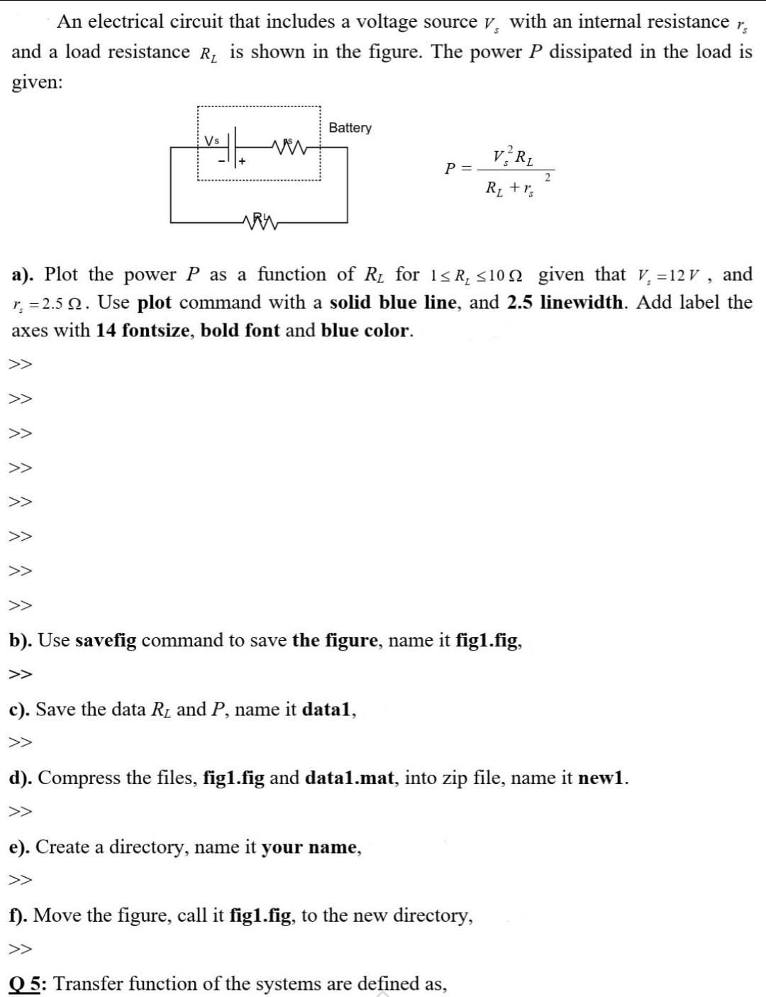 Solved rs An electrical circuit that includes a voltage | Chegg.com