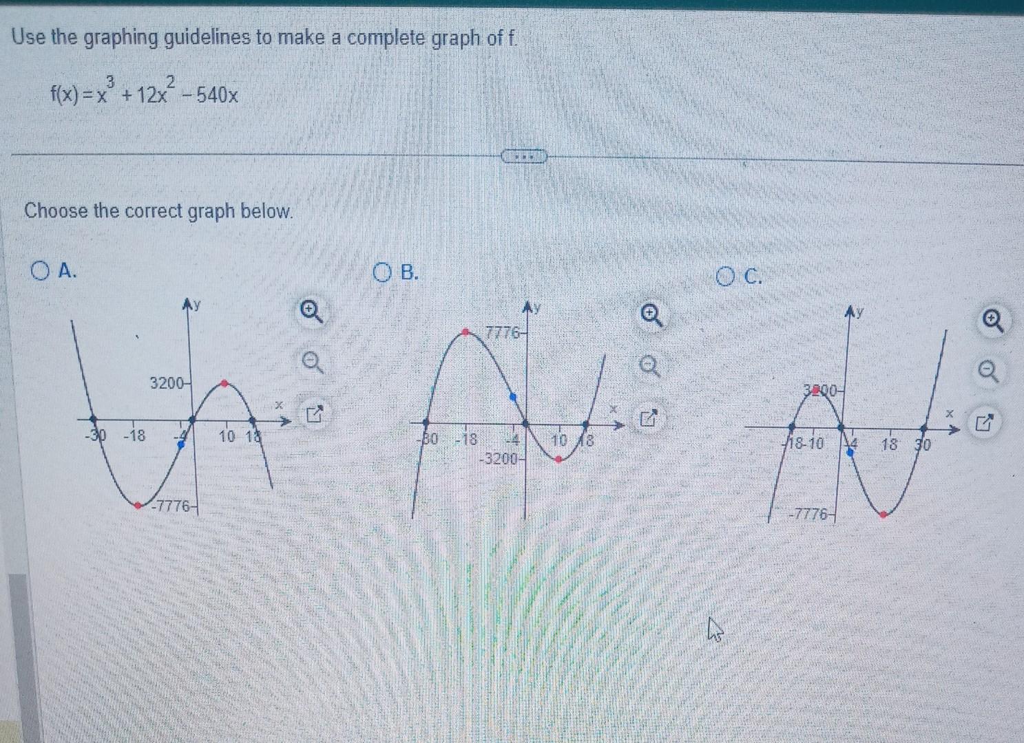 Solved Use the graphing guidelines to make a complete graph | Chegg.com