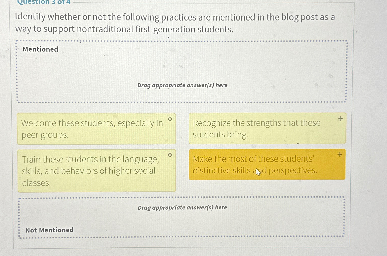 Solved Identify whether or not the following practices are | Chegg.com
