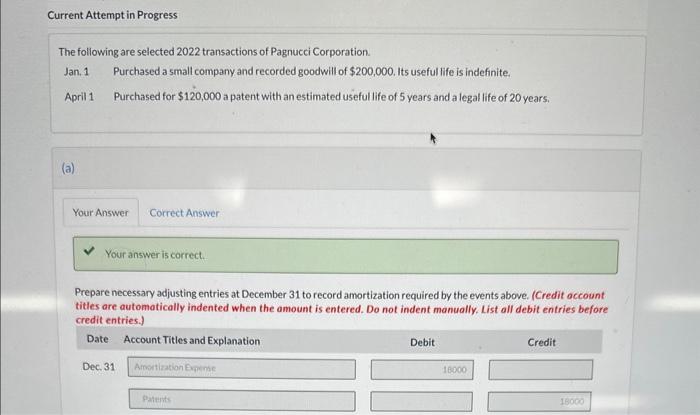 Solved The following are selected 2022 transactions of | Chegg.com Solved The following are selected 2022 transactions of | Chegg.com