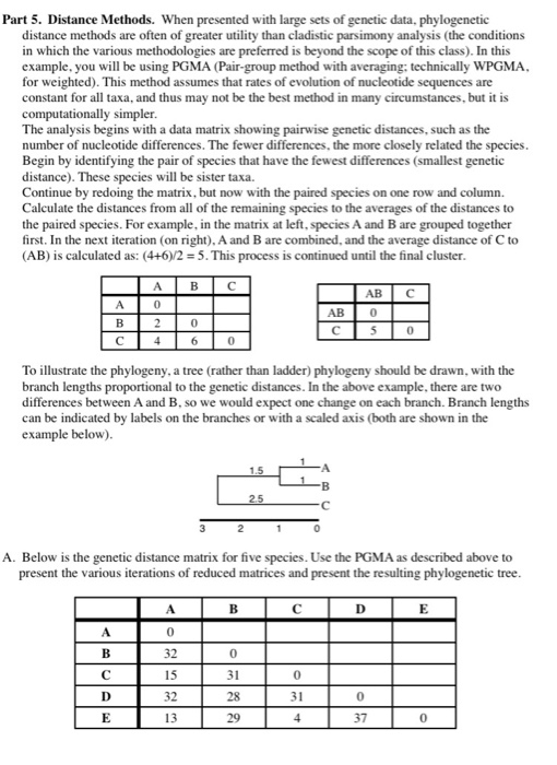 Part 5 BUse these tables to present the successive | Chegg.com