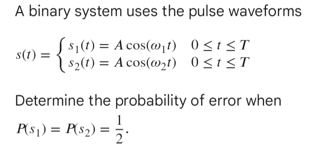 Solved A binary system uses the pulse | Chegg.com