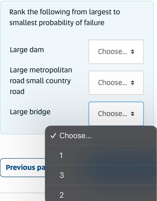 Solved Rank the following from largest to smallest | Chegg.com