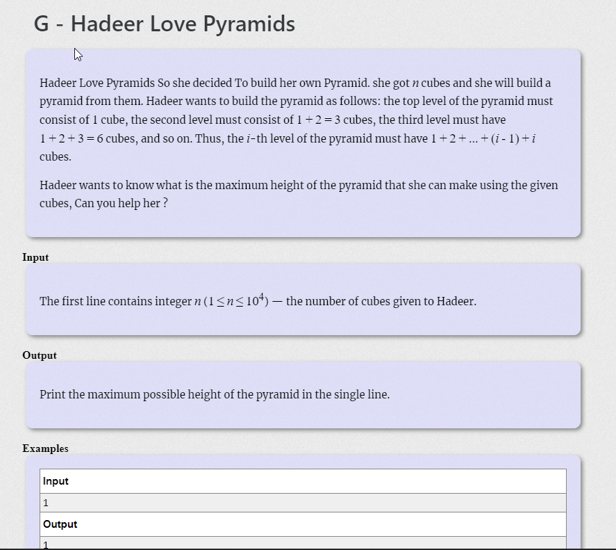Solved G - Hadeer Love Pyramids W Hadeer Love Pyramids So | Chegg.com