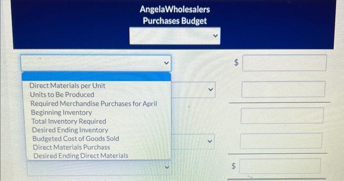 Solved Angela Wholesalers is preparing its merchardise | Chegg.com