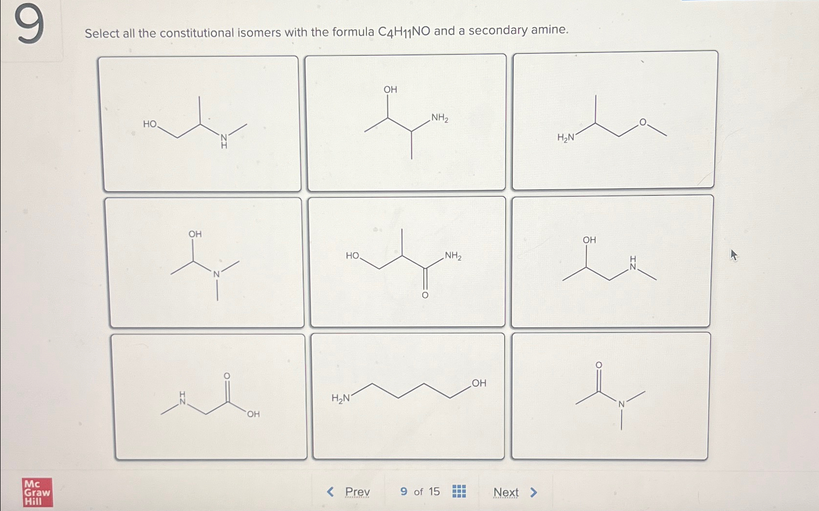 Solved Select all the constitutional isomers with the | Chegg.com