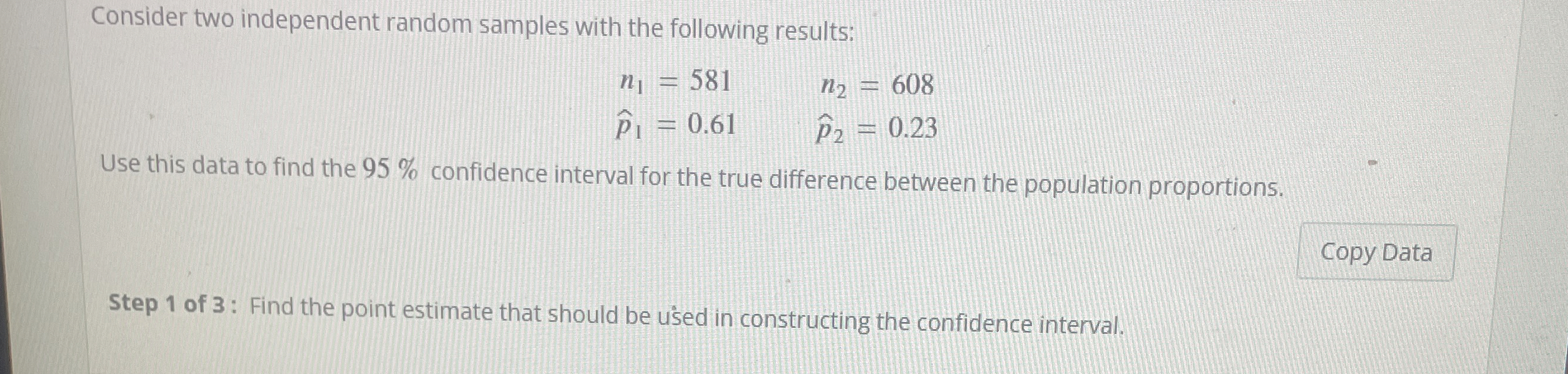 Consider two independent random samples with the | Chegg.com