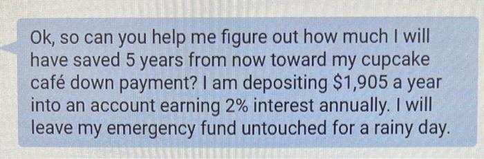 Solved Ok, so can you help me figure out how much I will | Chegg.com