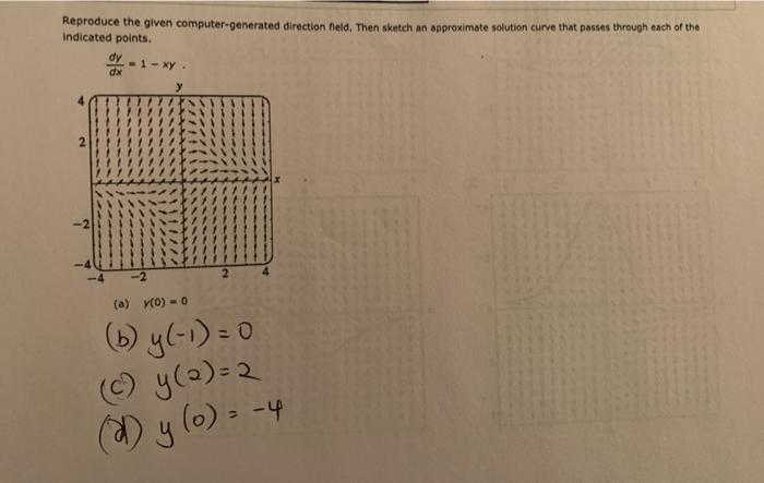 Solved Reproduce the given computer-generated direction | Chegg.com