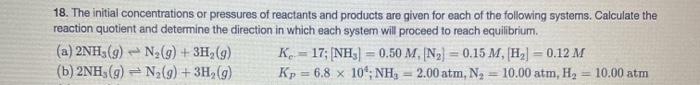 Solved Practice Problem 1: Writing Reaction Quotient | Chegg.com