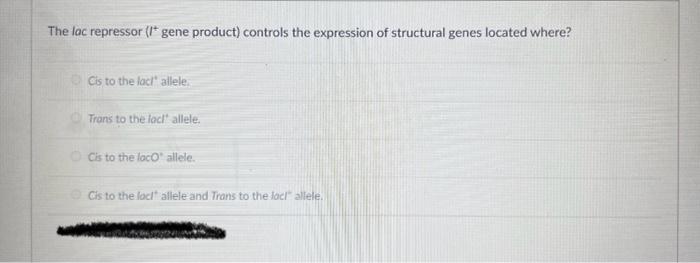 Solved How Is Sequential Gene Expression Controlled In