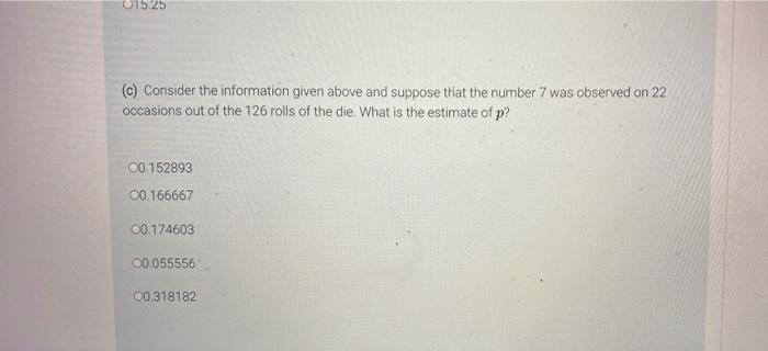 Solved Consider an experiment that involves rolling a fair | Chegg.com
