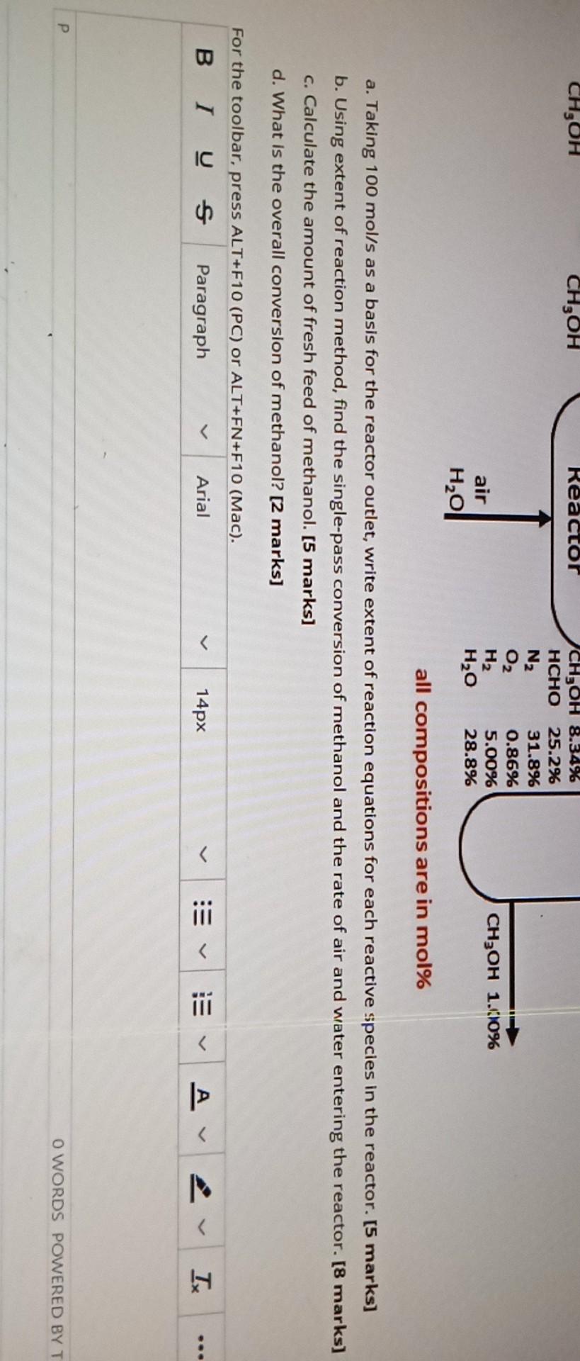 Solved Methanol (CH3OH) is converted to formaldehyde (HCHO) | Chegg.com