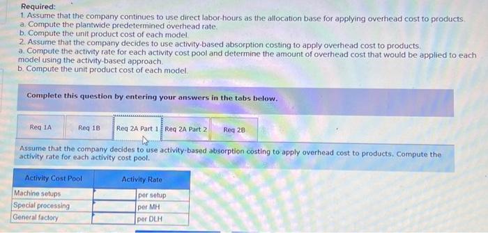 Solved Ellix Company manufactures two models of ultra high | Chegg.com