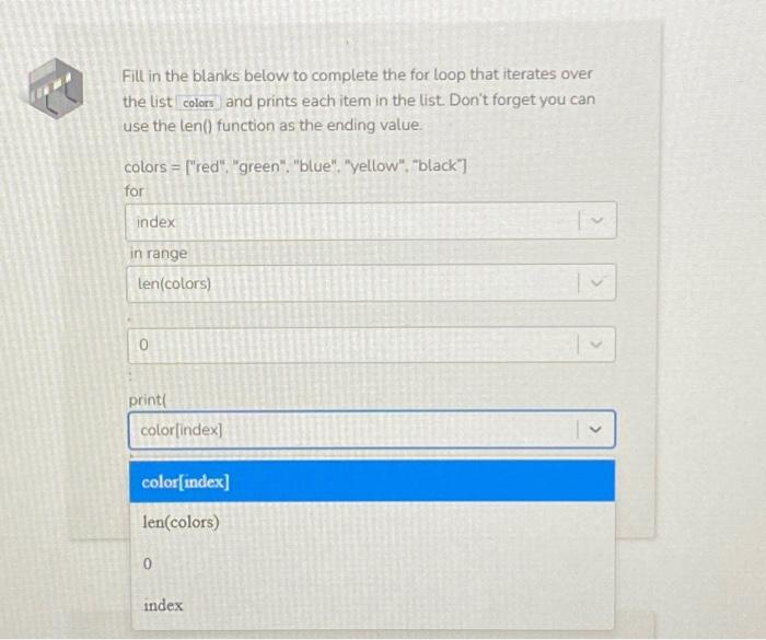 Solved Fill in the blanks below to make a while loop that | Chegg.com