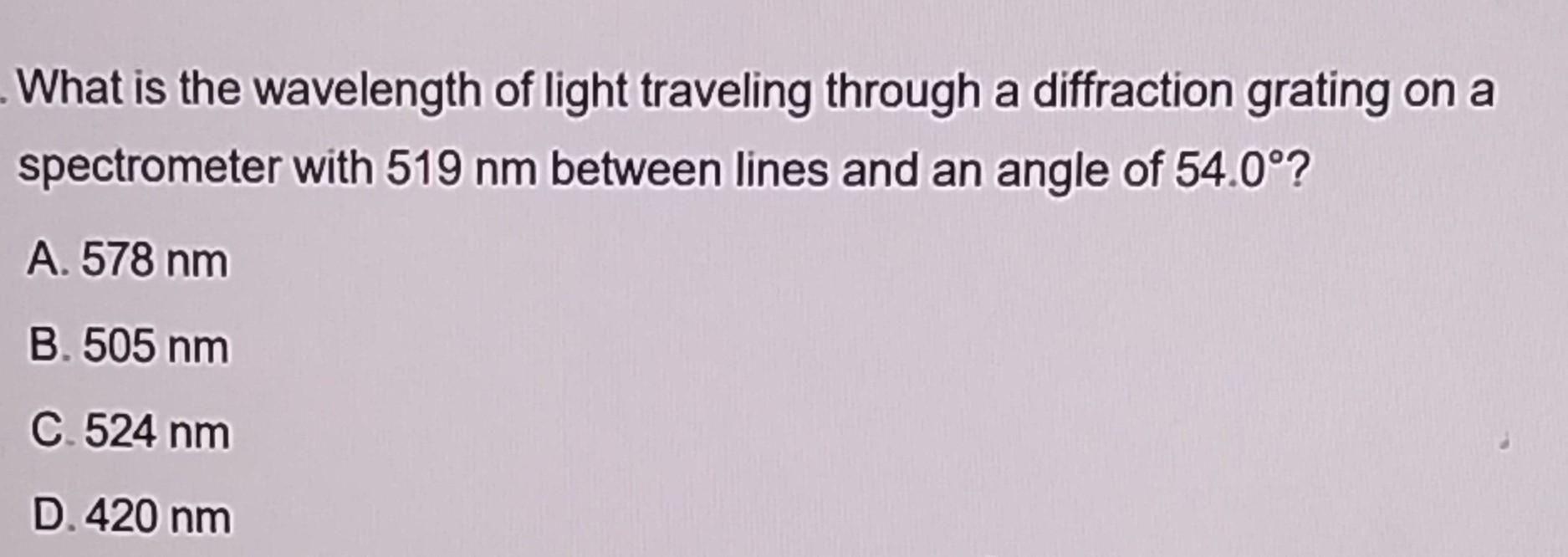 Solved What is the wavelength of light traveling through a | Chegg.com