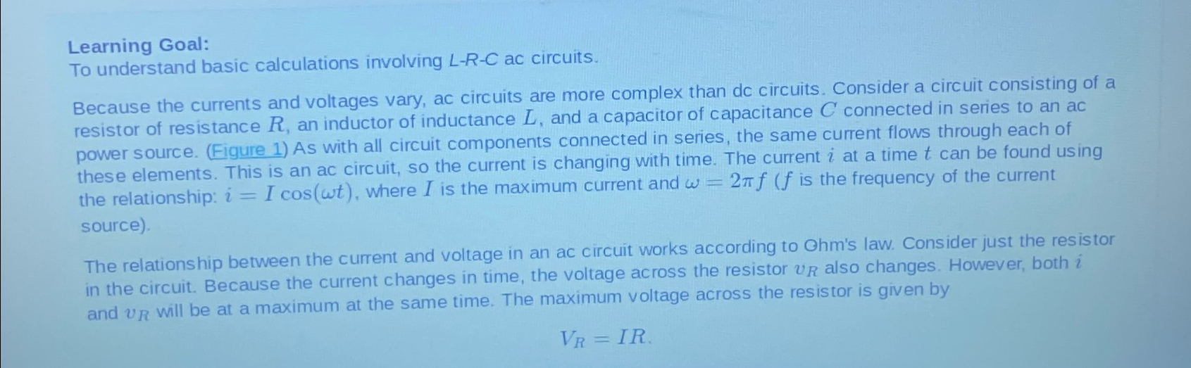 Solved Learning Goal:To understand basic calculations | Chegg.com